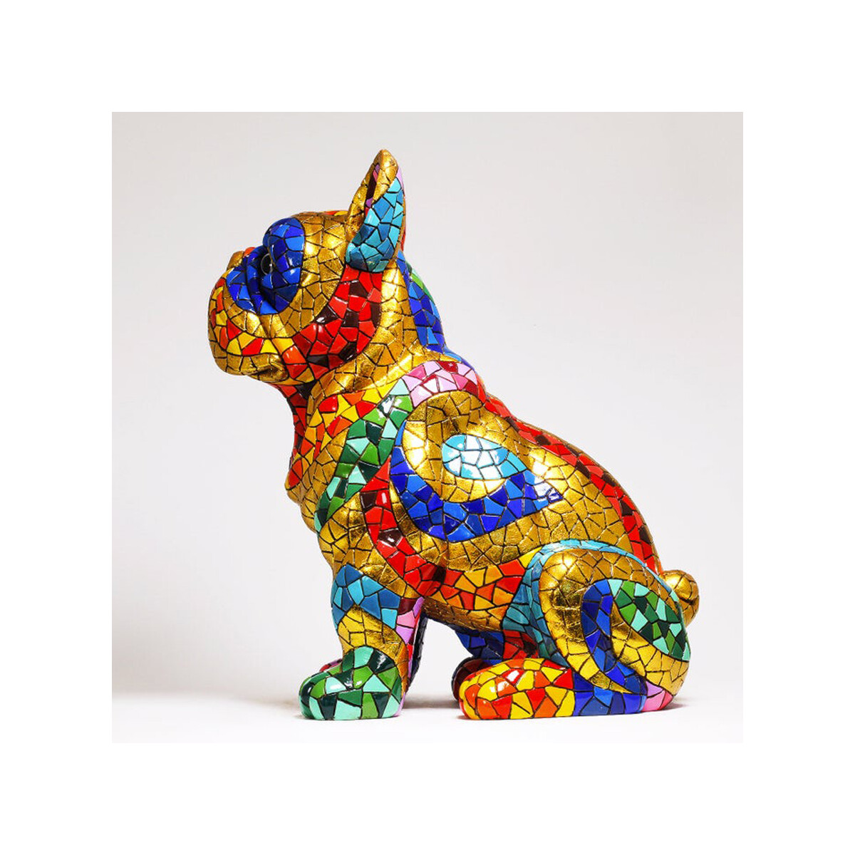 Barcino Designs - CARNIVAL Edition Bulldog classico gold 11cm - Deko ...