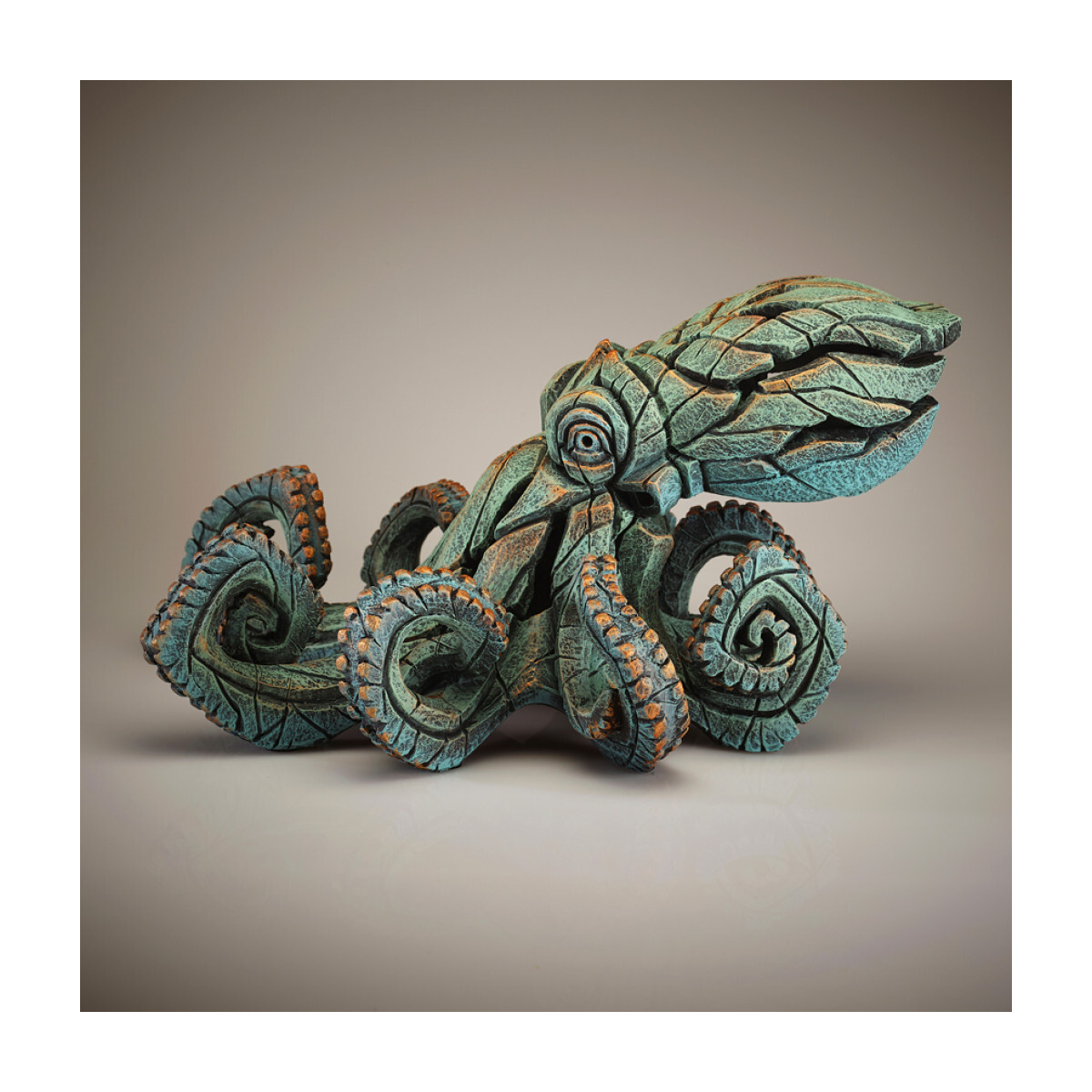 Edge Sculpture - Octopus / Tintenfisch / Krake - lim. Ed. VERDI GRIS ...